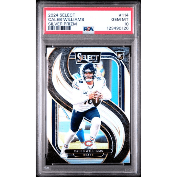 Graded 2024 Panini Rookies & Stars Caleb Williams #118 Purple /299 ...