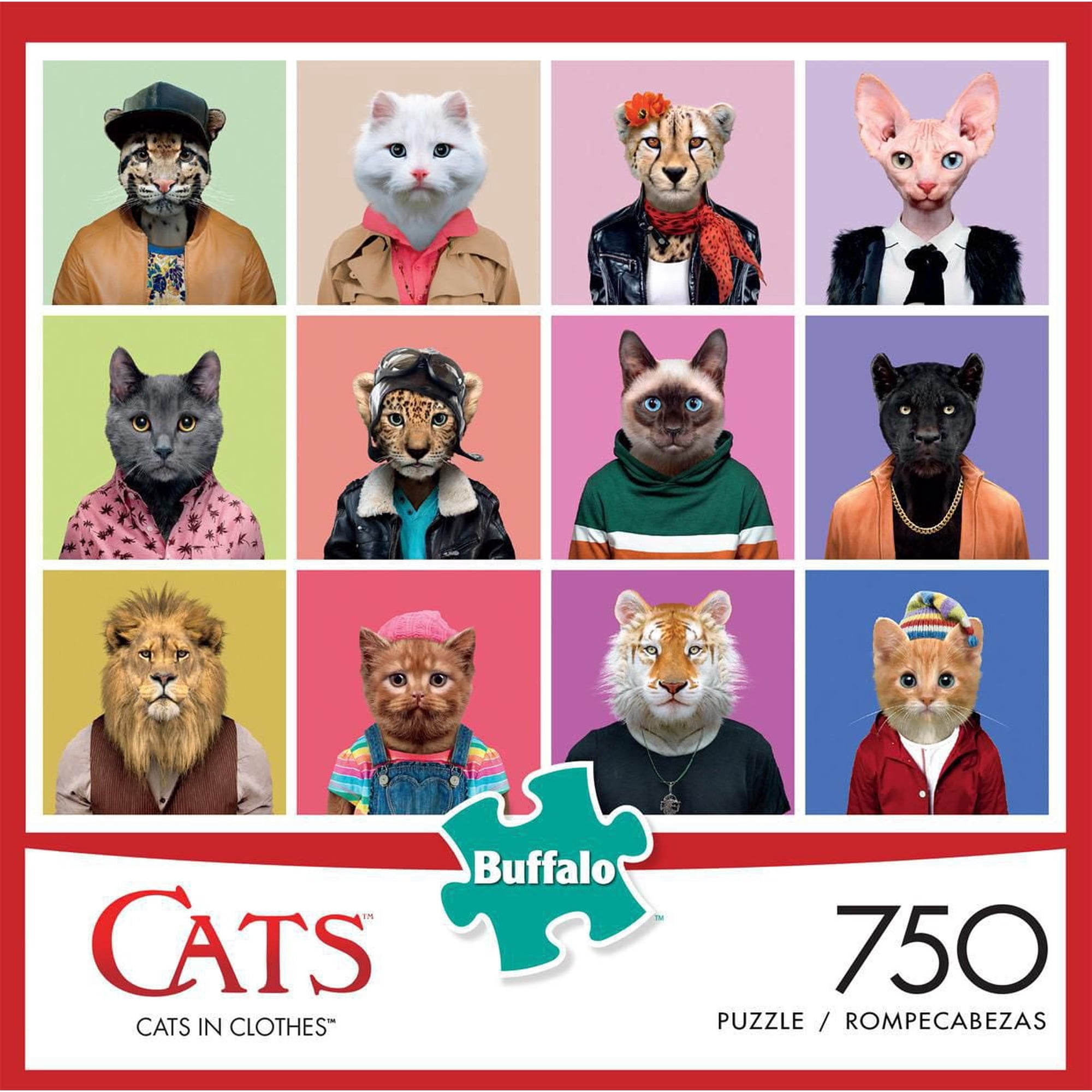 Click here for Buffalo Games - Cats Series - Cats In Clothes - 75... prices