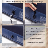 Honeydrill Inflatable Full Size Air Mattress, Portable Blow Up Bed for ...