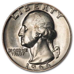 1966 Washington Quarter SMS - Walmart.com
