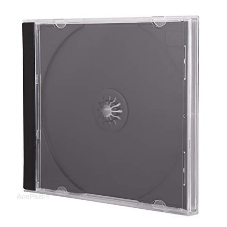 AcePlus 10-pack Standard Black Single CD Jewel Cases with 50-Pack ...