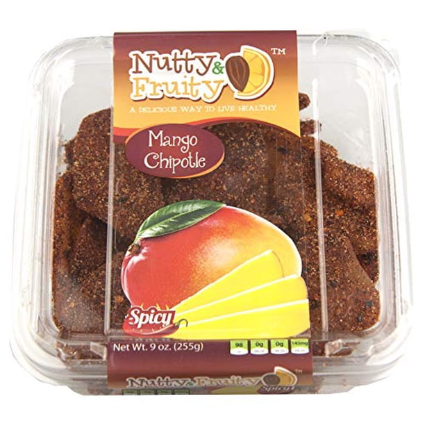 Nutty & Fruity Dried Mango or Chipotle Seasoned Dried Mango Slices- Two ...