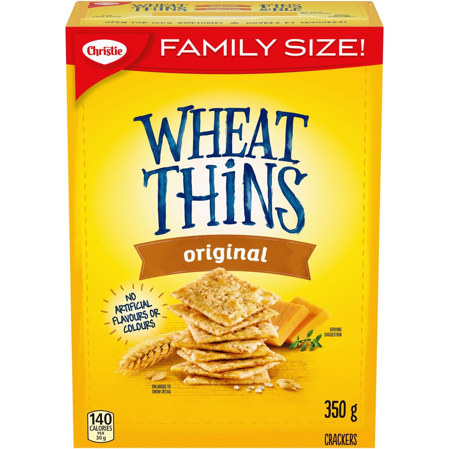 Click here for Wheat Thins Original Crackers  Family Size 350 G prices