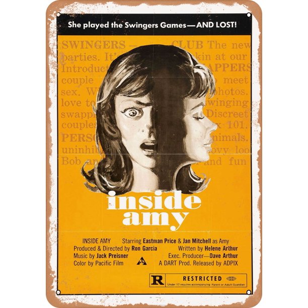 7 x 10 METAL SIGN - Inside Amy (1975) - Vintage Rusty Look - Walmart.com