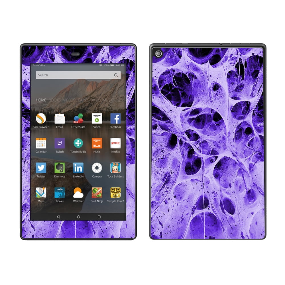 Skins Decals For Amazon Fire Hd 8 Tablet / Neurons Purple Web Skin ...