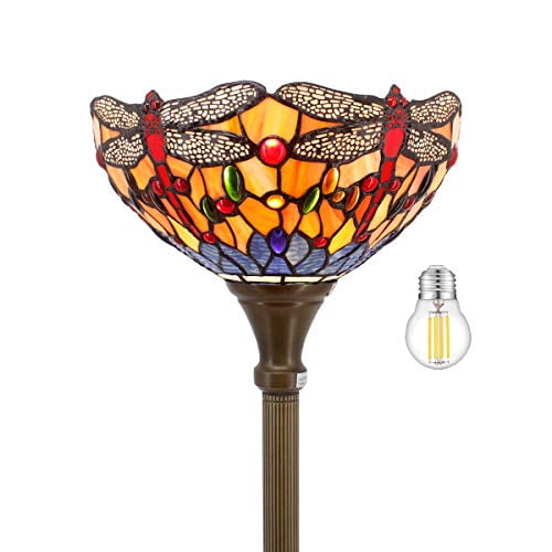 Click here for Tiffany Floor Lamp Led Torchiere Uplight 66 Tall I... prices