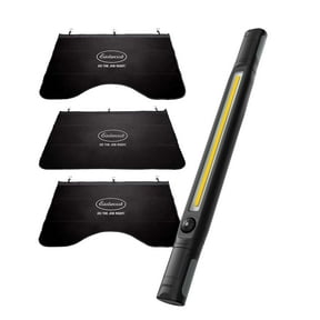 Eastwood Portable Vehicle Garage: Detachable Black Poly Car Ramp Set, 3 ...