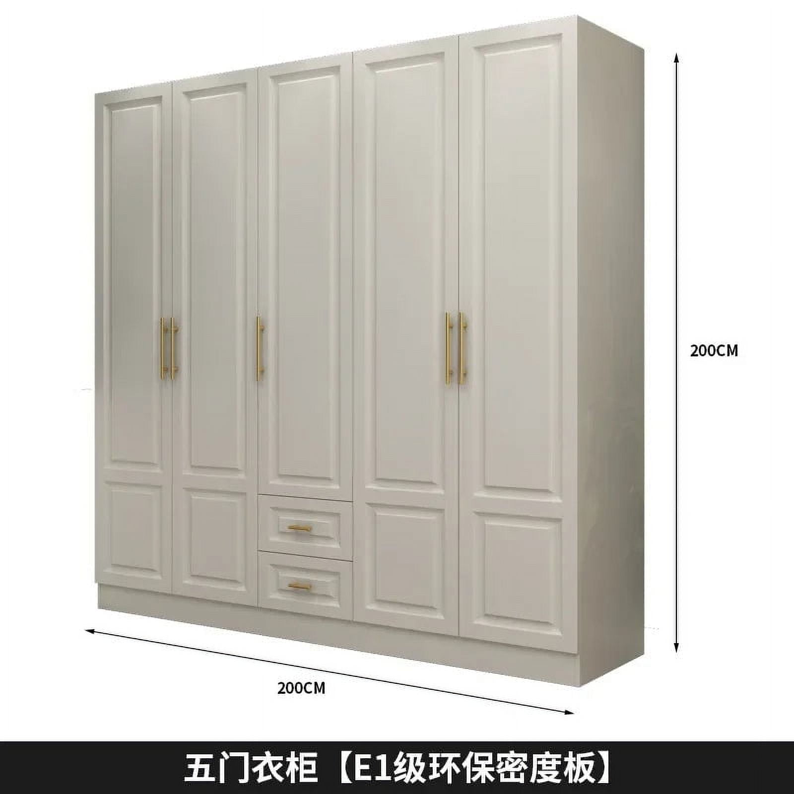 Divider Entry Wardrobe Gold Handles Hanging Rail Storage Unique ...