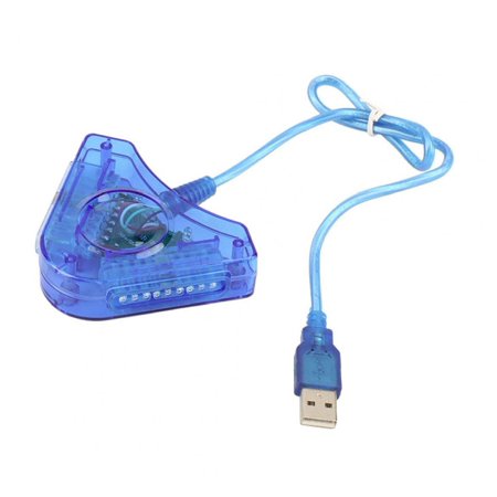 USB Controller Adapter for PSX and PS2 Controllers Dual Port Controller ...