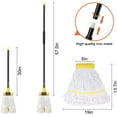 "KeFanta Heavy Duty Commercial Mop, Industrial Grade, 60"" Long Handle ...