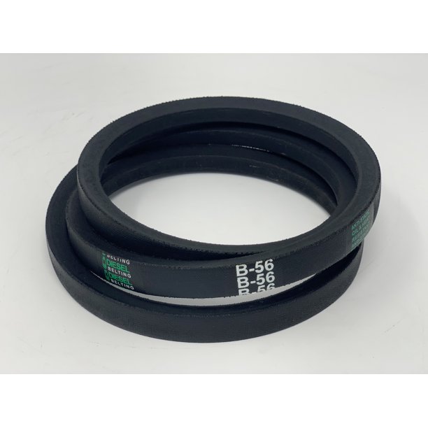 B56 Classic Wrapped V-Belt 21/32 x 59in Outside Circumference - Walmart.com