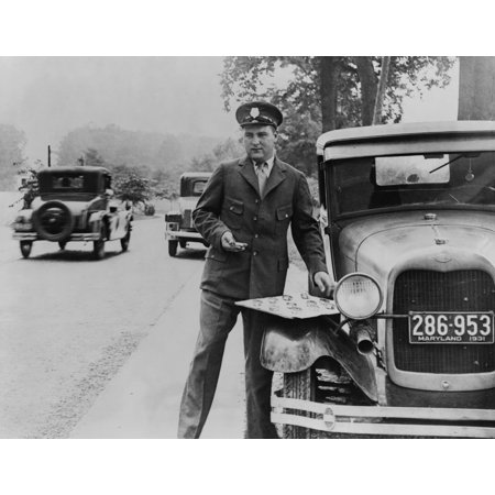 Uncle Sam Starts Count Of Traffic On Capital Highways History (36 x 24 ...