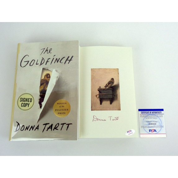 Donna Tartt Signed Autograph The Goldfinch 1st Ed/1st Print Book PSA ...