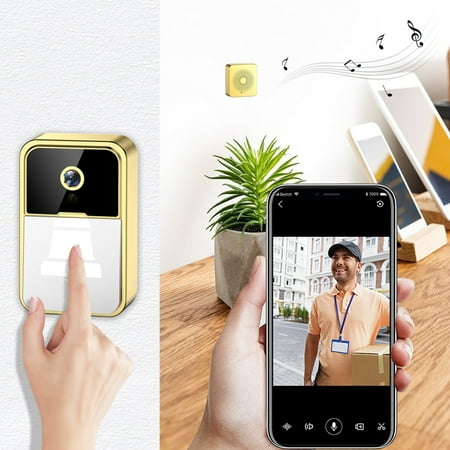 Snorda Smart Wireless Remote Video Doorbell Intelligent Visual Doorbell ...