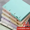 A 4 File Folde Display Book Document Folder 4-Rings Binders File ...