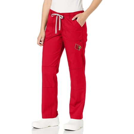 WonderWink Women's University of Louisville Straight Leg Cargo Pant ...