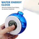 MLINS Digital Water Energy Clock LED Display Clock Battery-free Clock ...