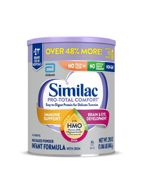 Similac for Sensitive Tummies Baby Formula (Sensitive, Soy, Spit-up ...