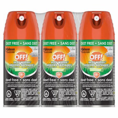 OFF! Deep Woods Deet Free, 3 x 142 g | Walmart Canada