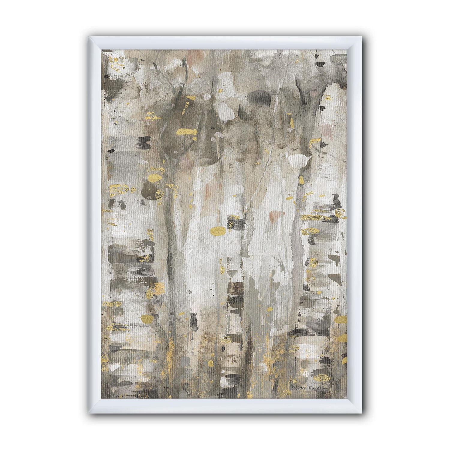 Click here for Designart The Modern Grey Forest Ii Framed Wall Ar... prices