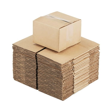Cubed Fixed-Depth Corrugated Shipping Boxes, Regular Slotted Container ...