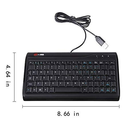 Super mini clavier filaire, MCSaite pleine taille 78 touches petit ...