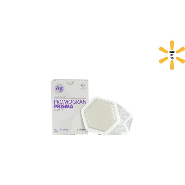 3M Promogran Prisma Matrix Silver Collagen Dressing 24-3/10 Square Inch ...