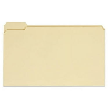 Top Tab Manila File Folders, 1/2-Cut Tabs, Assorted Positions, Letter ...