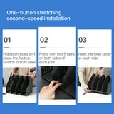 Deli Collapsible Magazine Holder, Black Plastic File Organizer, 4 ...