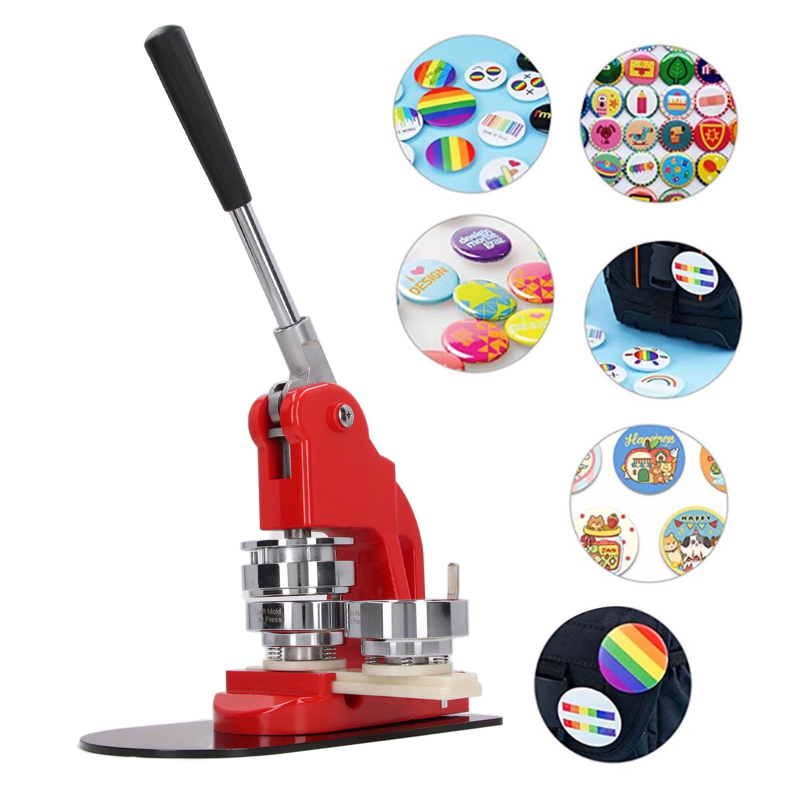 Máquina Para Hacer Botones Pin Badge Maker DIY Button Press Making Kit ...