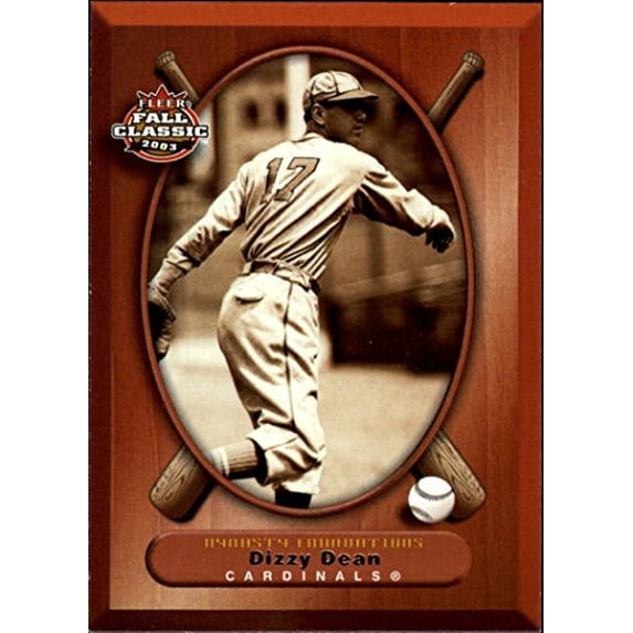 2003 Fleer Fall Classics #64 Dizzy Dean DF MLB Baseball Trading Card ...