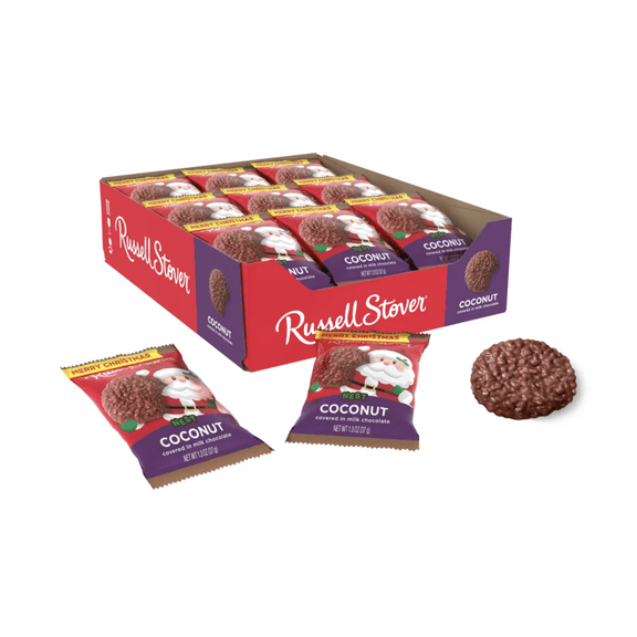 Russell Stover Dark Chocolate Roman Nougats Candy, 16 oz Bulk Bag ...
