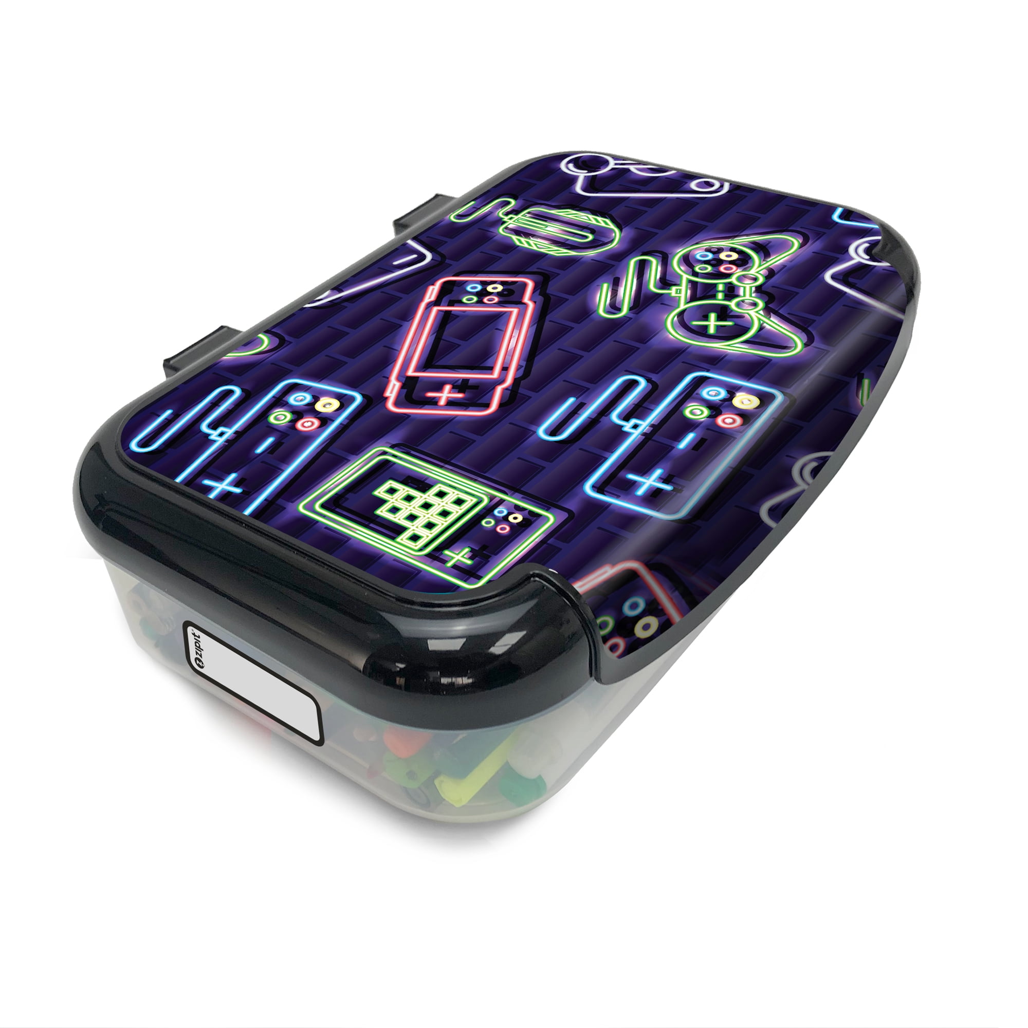 ZIPIT New Recycled Plastic Black Pencil Box, Gamer - Walmart.com