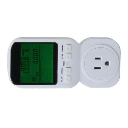 LCD Plug In Power Energy Meter, Digital Power Meter View Multiple Data ...