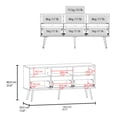 47" Wide TV Stand with Storage Drawers / Organize Your Entertainment ...