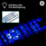 GE 6-Device Backlit Big Button Universal TV Remote Control in Silver ...