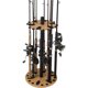Rush Creek Creations 24 Fishing Rod Spinning Round Storage Rack ...