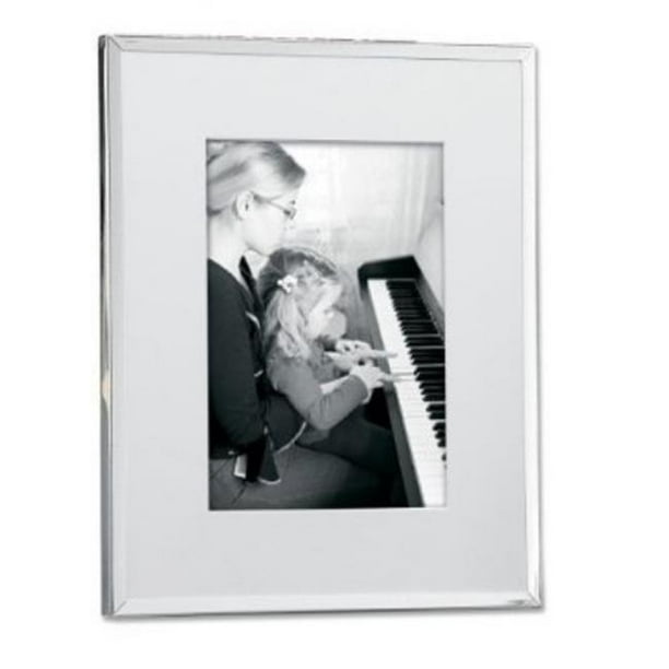284080 Silver Plated Matted 8x10 Picture Frame - Walmart.com - Walmart.com