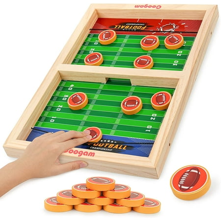 Fast Sling Puck Game, Wooden Sling Football Shot Board Game Large Table ...