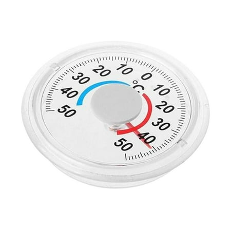 Round Temperature Gauge, Indoor Outdoor Temperature Tool ,Self Paste ...
