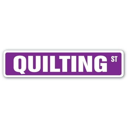 QUILTING Street Sign bee quilt hobby sewing quilts | Indoor/Outdoor ...
