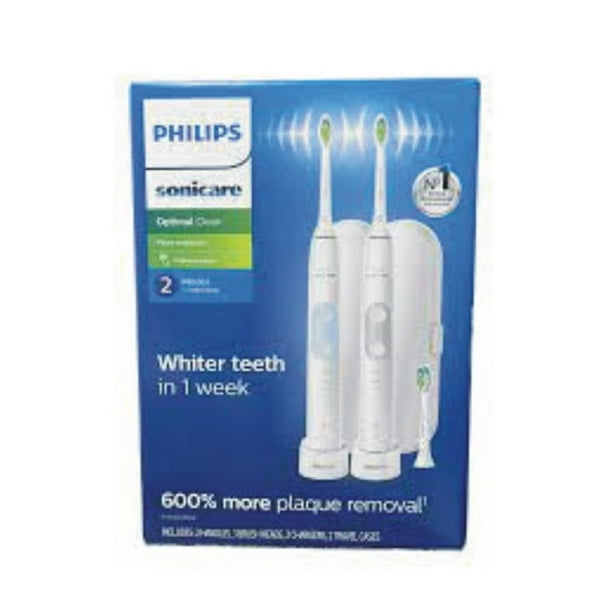 Philips Sonicare Optimal Clean Rechargeable Toothbrush, 2-pack - Walmart.ca