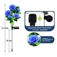 Outdoor Rose LED Solar Flower Light, Outdoor Solar Landscape Lights ...