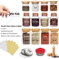 278 Pcs Clear Spice Labels Stickers Preprinted Waterproof,Small ...
