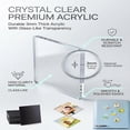 5/10/20 PCS DIY Acrylic Fridge Magnet Ki,2x2 In Magnet Making Kit with ...