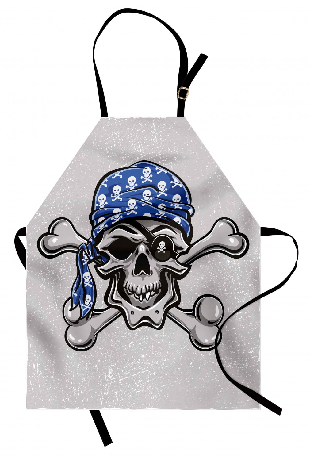 Skull Apron Scallywag Pirate Dead Head Grunge Horror Icon Evil Sailor ...