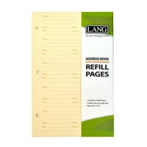 LANG ADDRESS BOOK REFILL PAGES ADDRESS BOOK - REFILL PAGES - Walmart.com