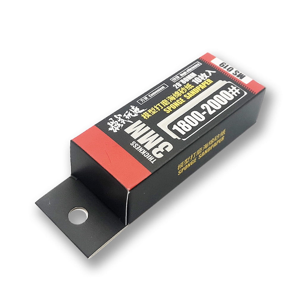 10X Sponge Sanding Sticks Polishing Sanding Tools Mini Model Sanding ...