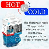 TheraPearl Neck Wrap, Reusable Hot Cold Therapy Pack with Gel Beads ...