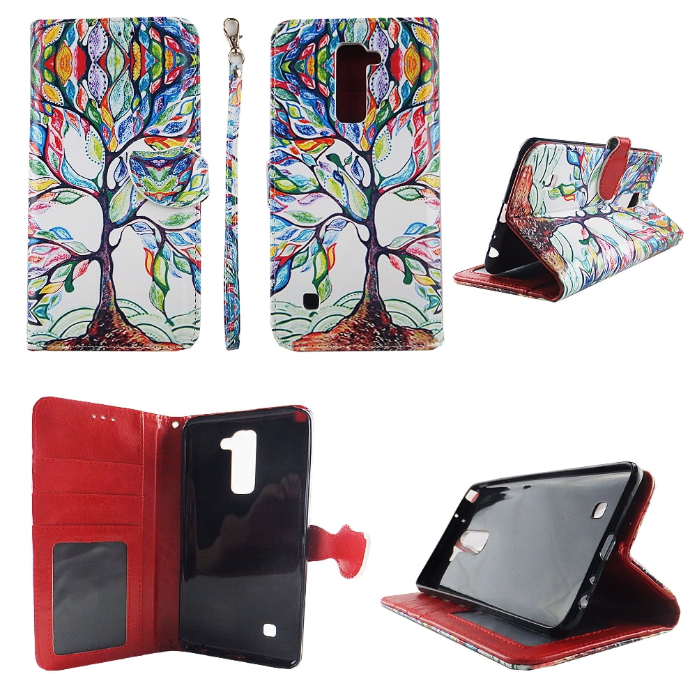 Lovely Design Wallet Folio Case for LG Stylo 2 LS775 Fashion Flip PU ...